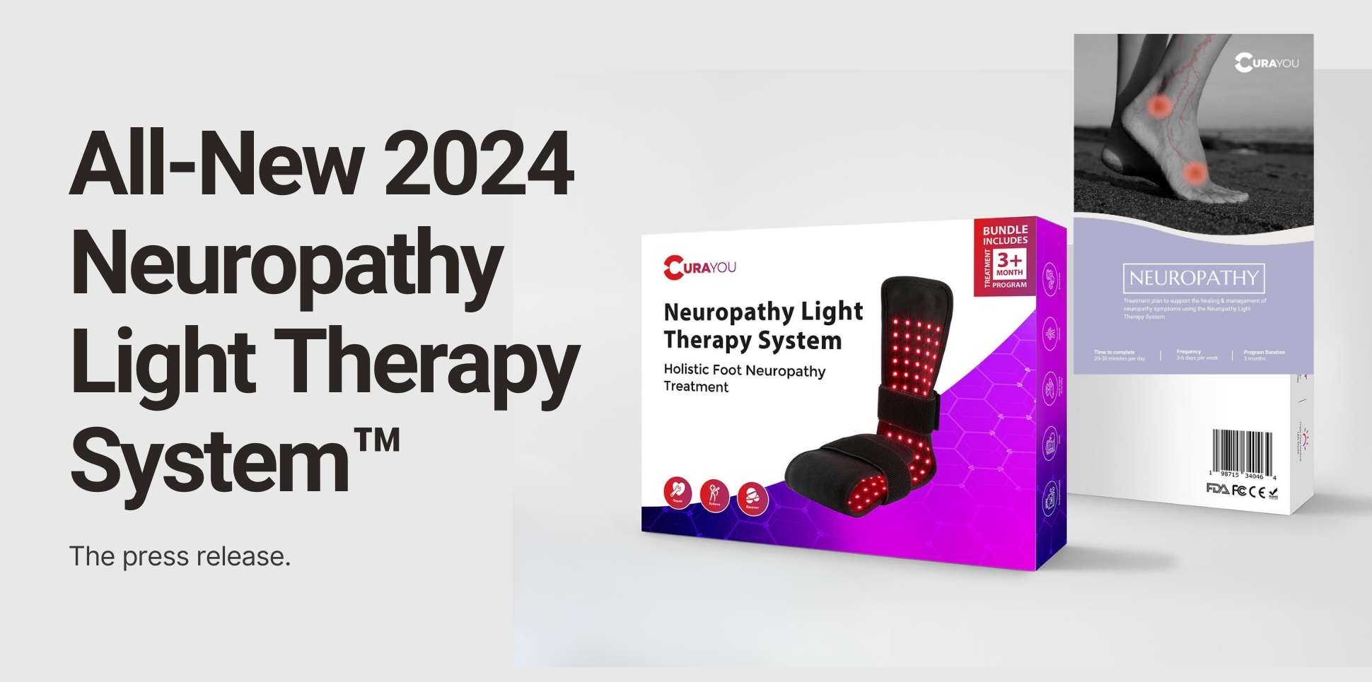 The All New 2024 Neuropathy Light Therapy System – curayou.com