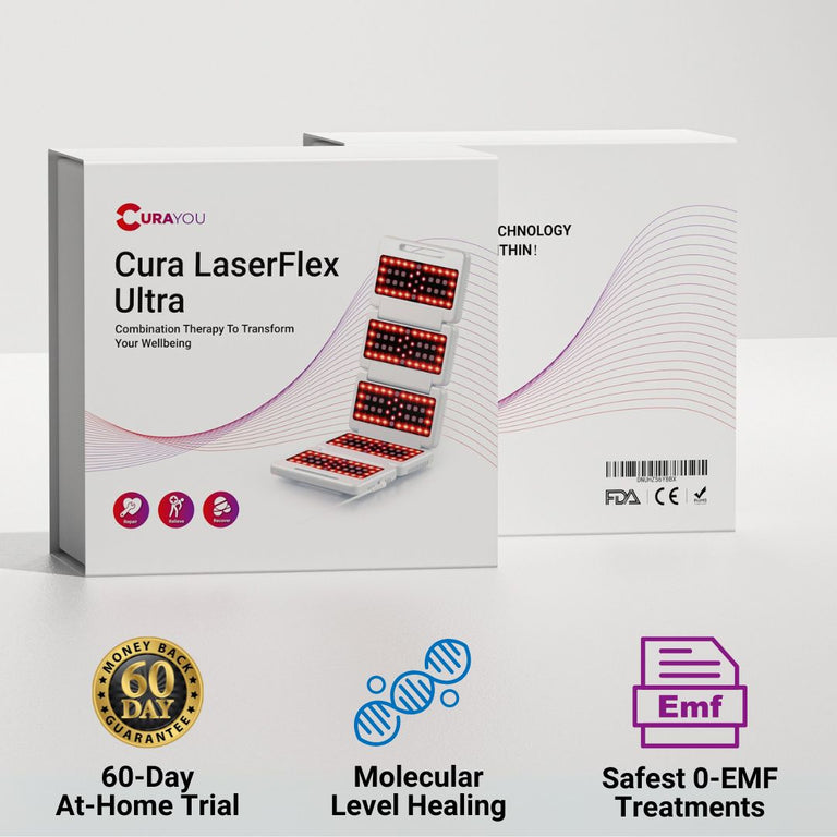 Cura LaserFlex Ultra™ - Combination Red Light Therapy For Gut & Back ...