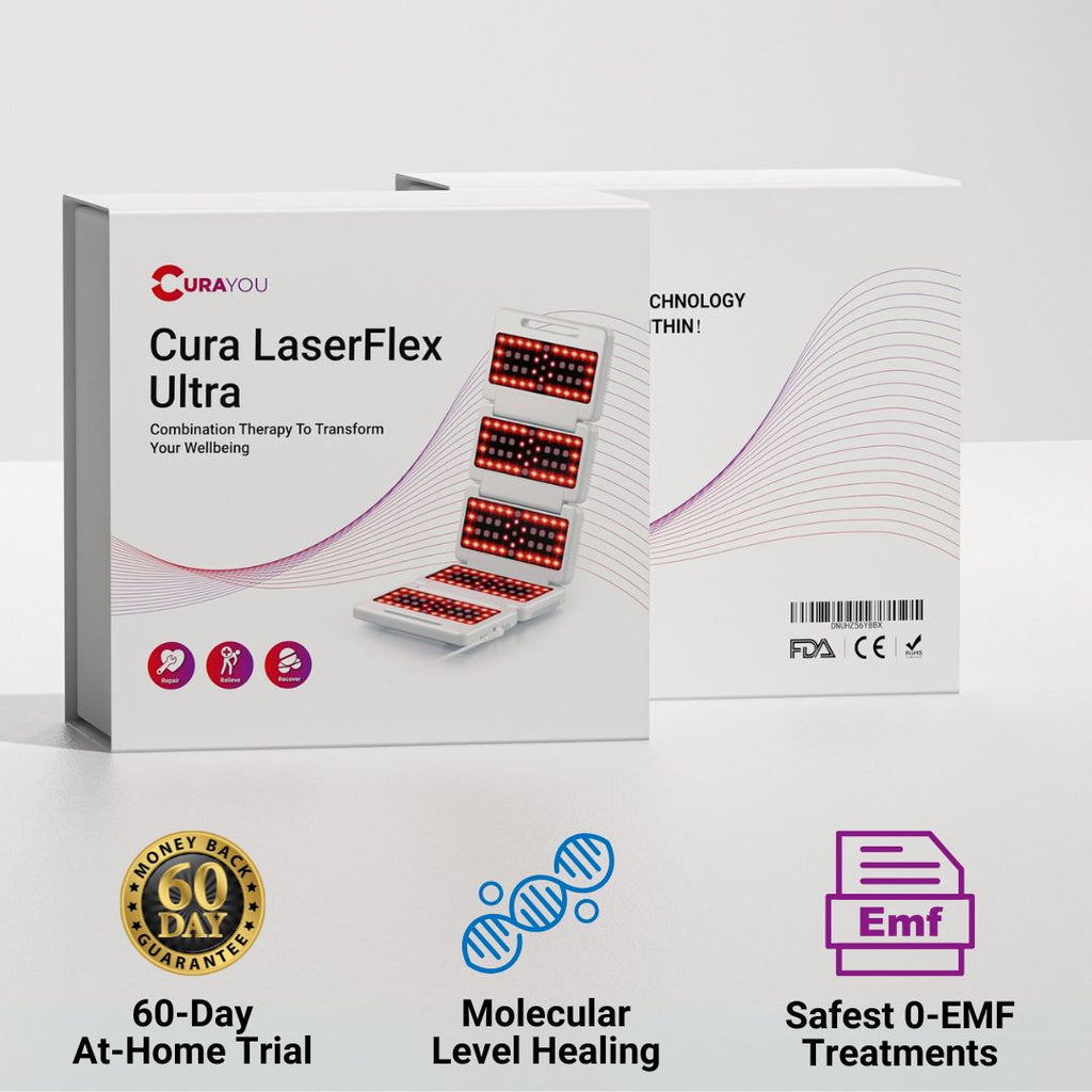 Cura LaserFlex Ultra™ - Combination Red Light Therapy For Gut & Back ...