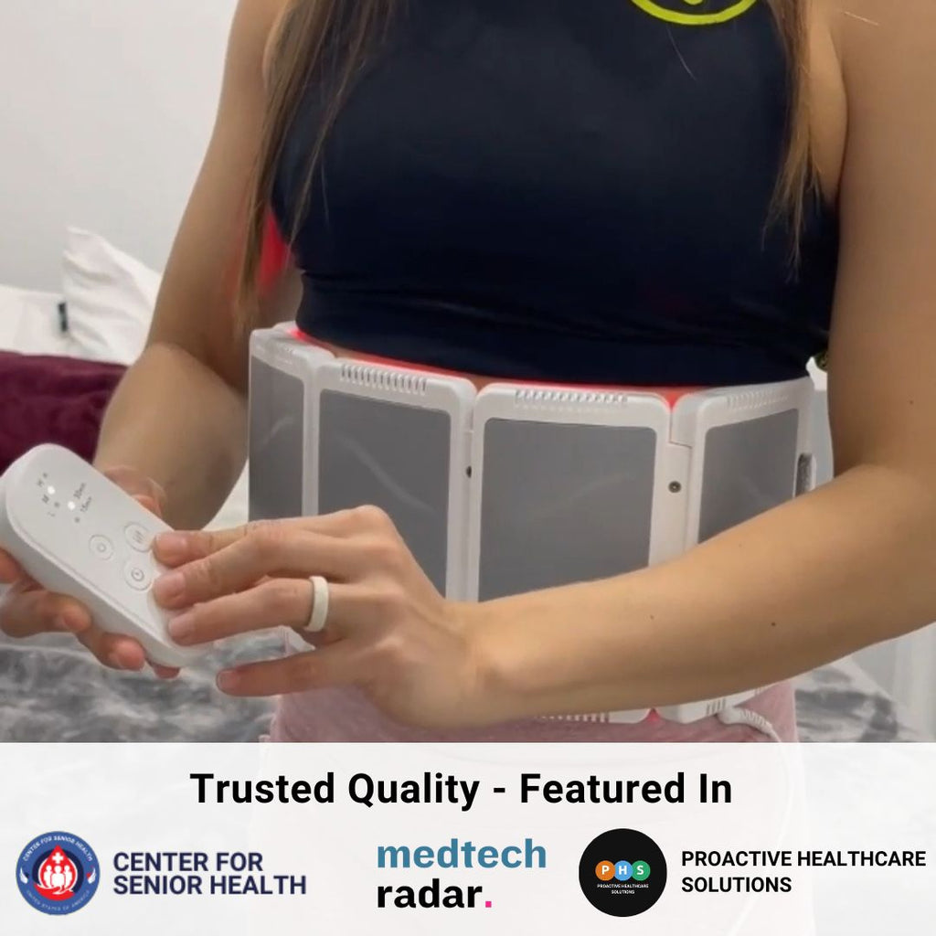 Cura LaserFlex Ultra™ - Combination Red Light Therapy For Gut & Back ...