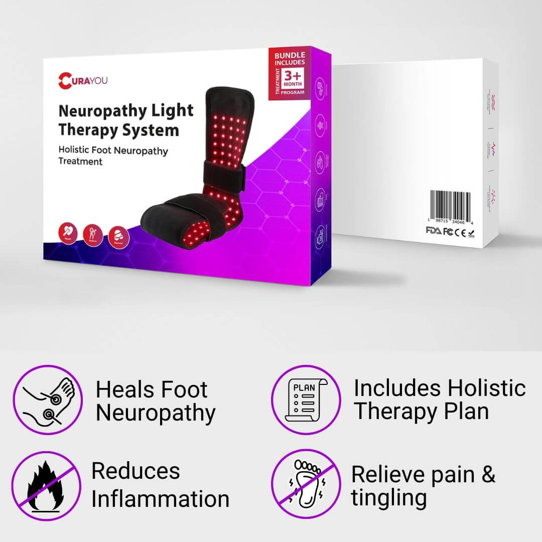 Neuropathy Light Therapy System™ For Feet – curayou.com